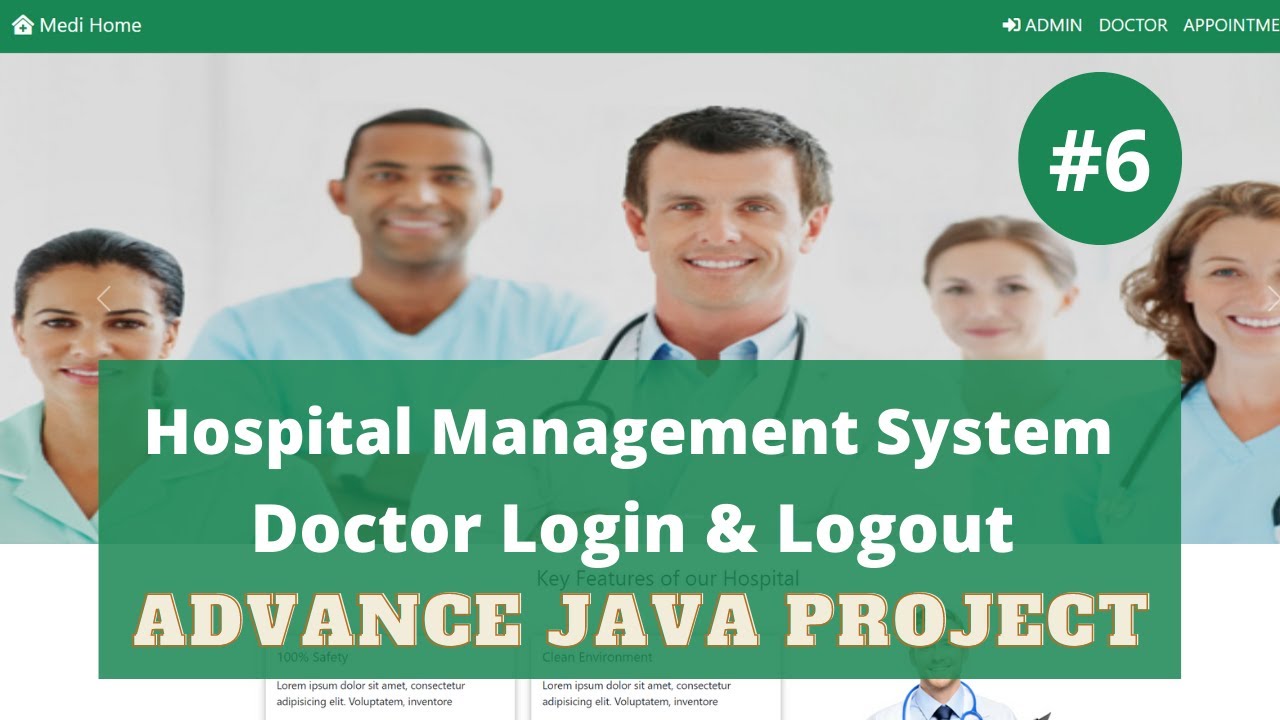 #6 Doctor Login Module Hospital Management System | Advance Java ...