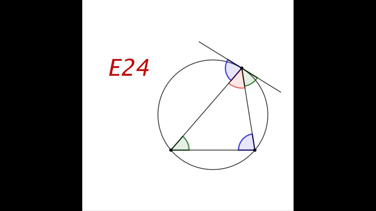 Element 24. The Alternate Segment Theorem | Elements in Geometry for ...