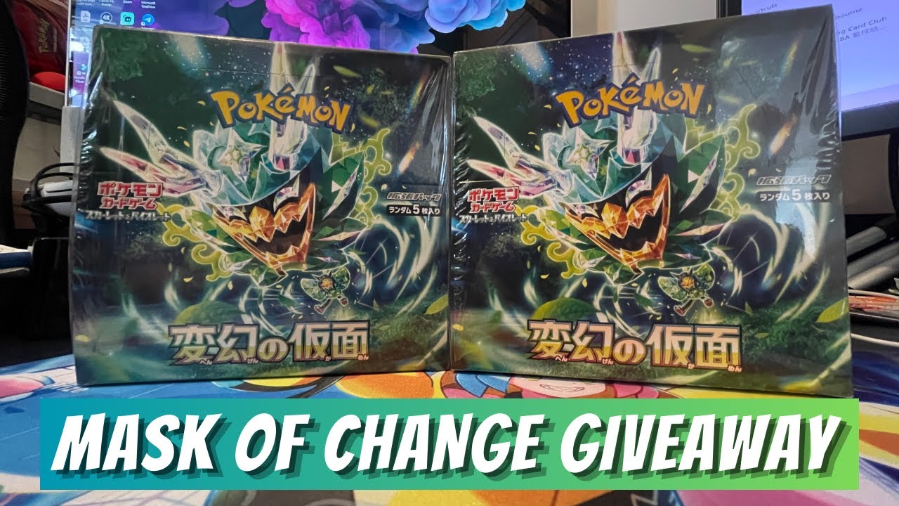 *LIVE* Japanese Mask of Change Pokemon cards Giveaway! - YouTube