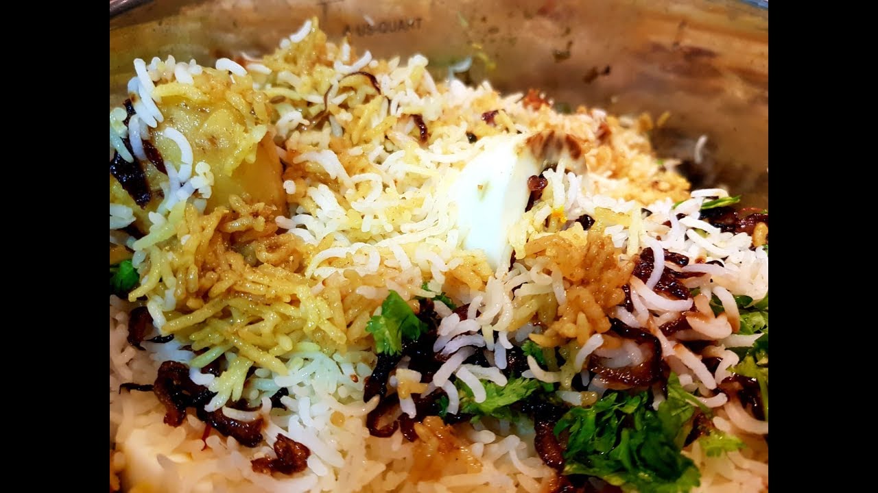 LAMB BIRYANI : Indian Recipe !!! (Aromatic Rice with tender meat ...