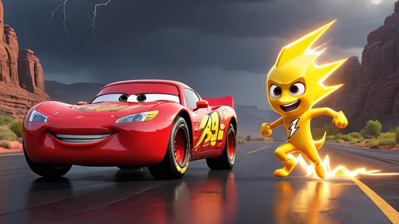 Lightning McQueen's Electrifying Race - YouTube