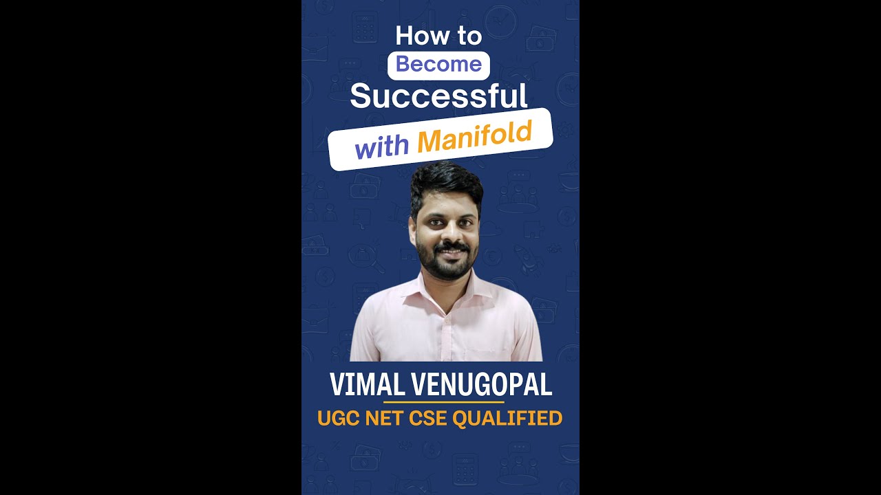 UGC NET CS Success Story - 2024 | Vimal Venugopal | Manifold Thrissur ...