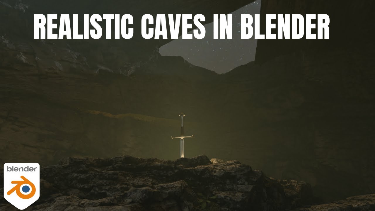 How to make Realistic Caves in Blender with Volumetric Lighting - YouTube