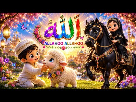 🌸 Allahu Allahu 🌸Most Beautiful Islamic Kids Song | Cute 3D Muslim Children Animation | Baby Nasheed