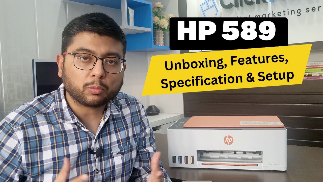 HP 589 Smart Tank Wireless All In One Printer Unboxing Review HP 589 Smart Tank Wireless All In One Printer Unboxing Review
