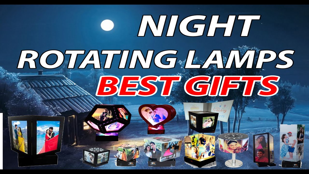 LED ROTATING LAMP LED FRAMES - YouTube