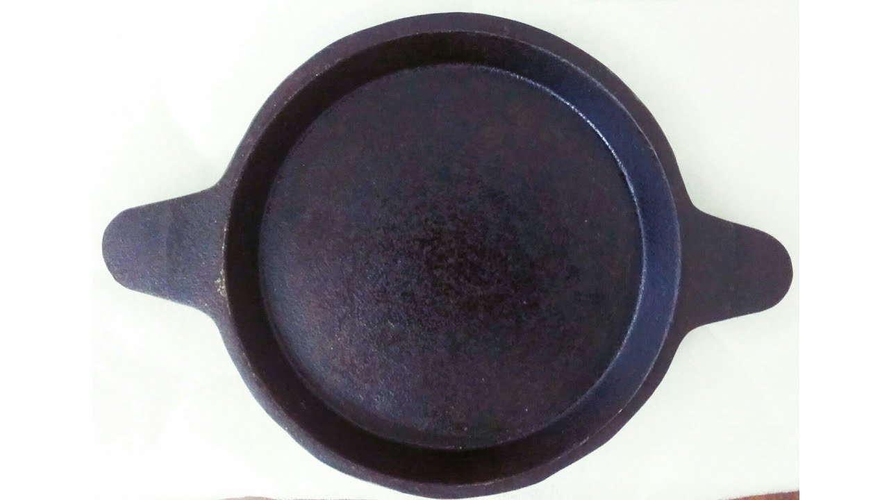 Bhagya Cast Iron Cookware, Iron Fry Pan, 8 Inches, Black - YouTube