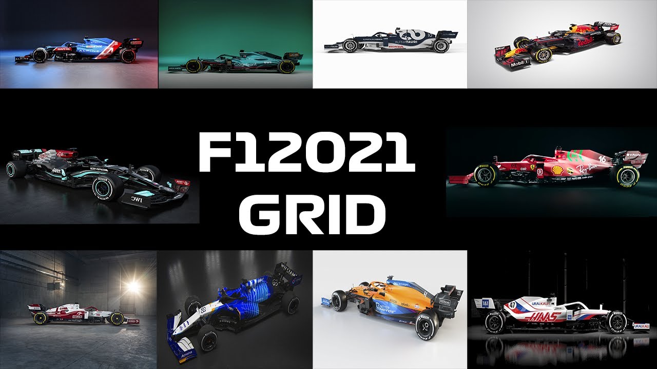 F1 2021 Grid Lineup - All Drivers and Cars official liveries - F1 2021 ...
