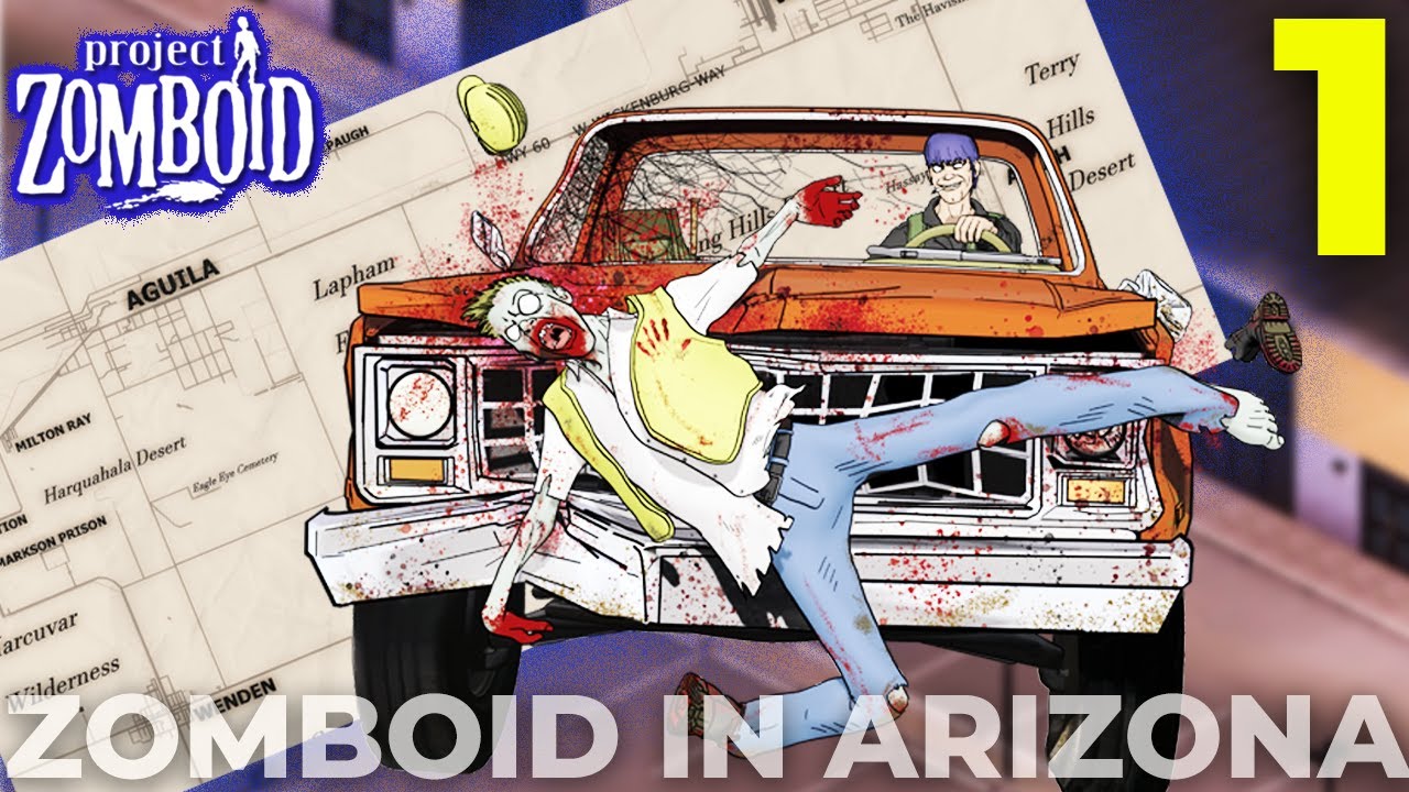 Project Zomboid ep1 | Exploring the Stand Alone Arizona Map Mod Airbus ...