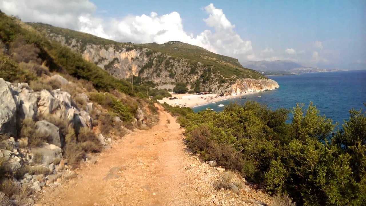 Gjipe (bay) beach - YouTube