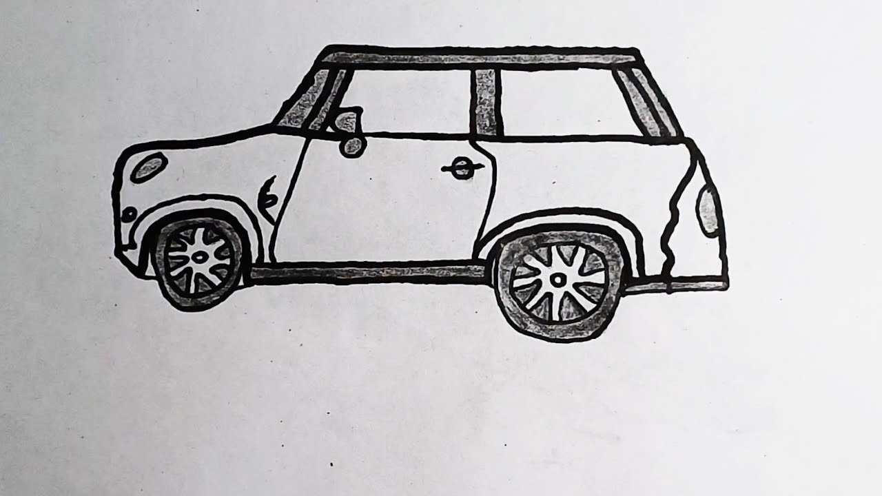 How to Draw a Car || Easy Car Drawing Technique - YouTube