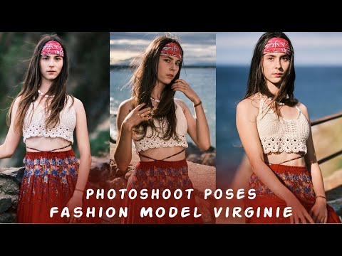 Fashion Model Virginie Photoshoot Poses | Amazonian Models
