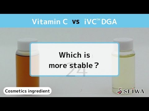 Vitamin C derivative - No discoloration even with Vitamin C concentrated serum, iVC DGA