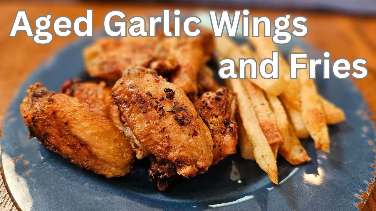 Aged Garlic Wings and Fries - YouTube