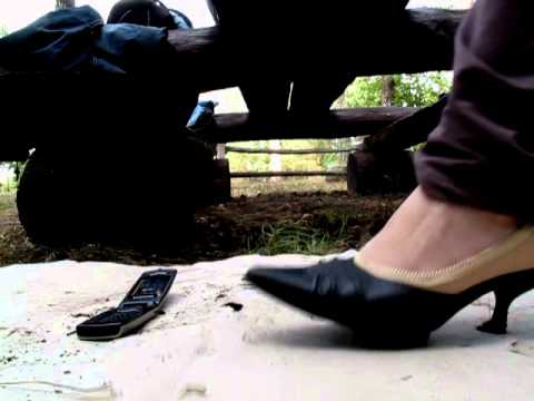 Trampling phone