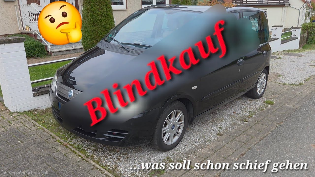 Ich kaufe den günstigsten Fiat Multipla Deutschlands | Multipla Garage ...