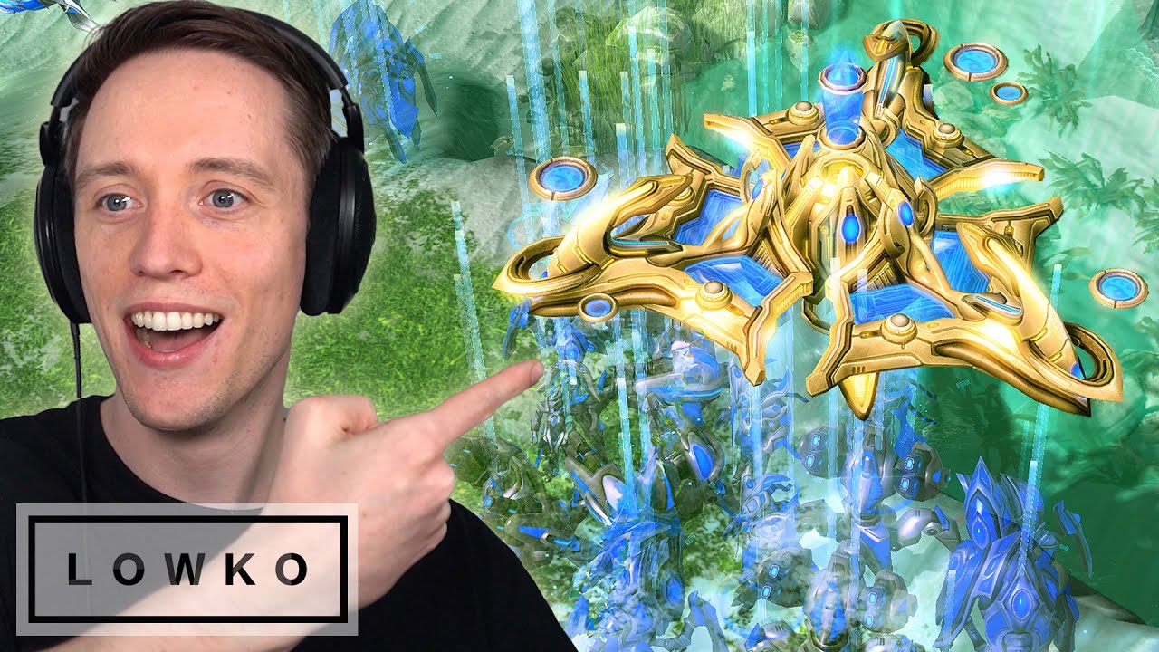 Is this how Protoss Late Game SHOULD BE Played? (StarCraft 2) - YouTube