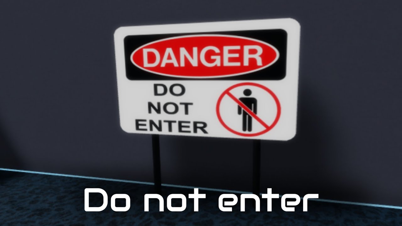 Do -not -enter (Roblox animation) - YouTube