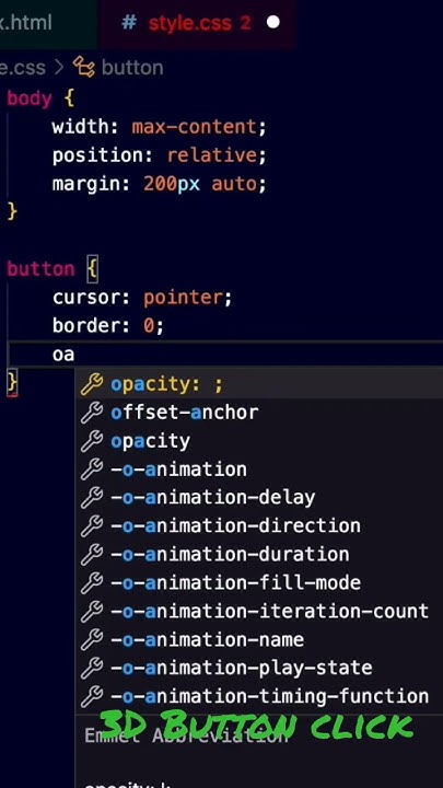 3d Button Click Effect Using Css L Shorts Shortvideo Youtubeshorts Css Youtube