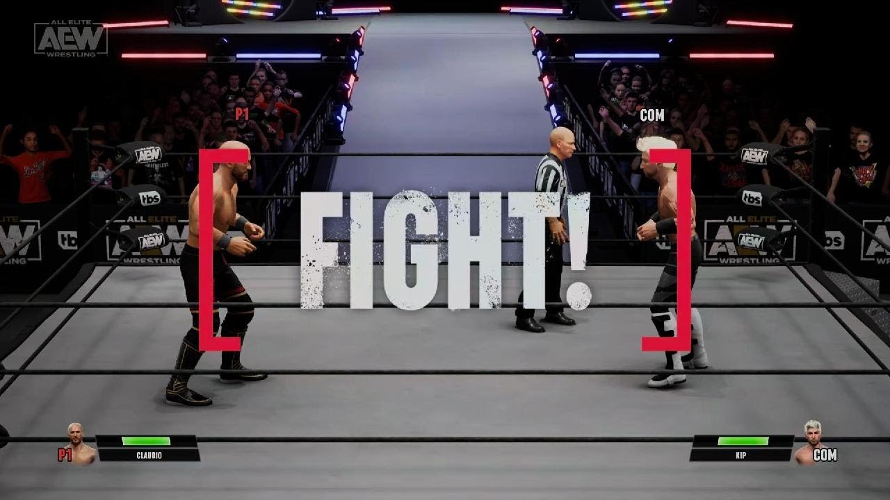 AEW: Fight Forever Claudio Castagnoli vs Kip Sabian Falls Count ...