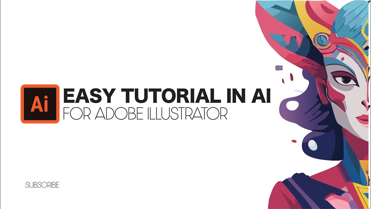 EASY TUTORIAL IN AI FOR ADOBE ILLUSTRATOR - YouTube