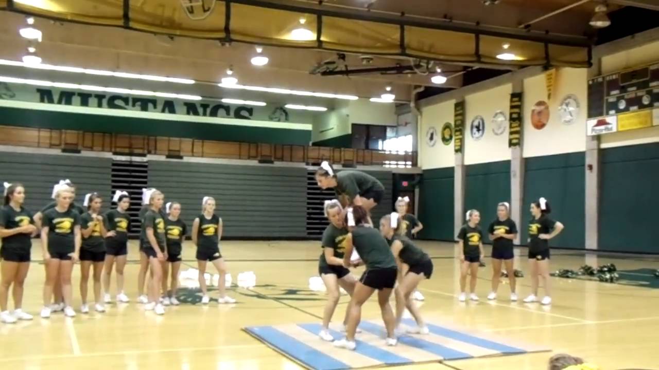 Cheer: Kick Full Basket - YouTube