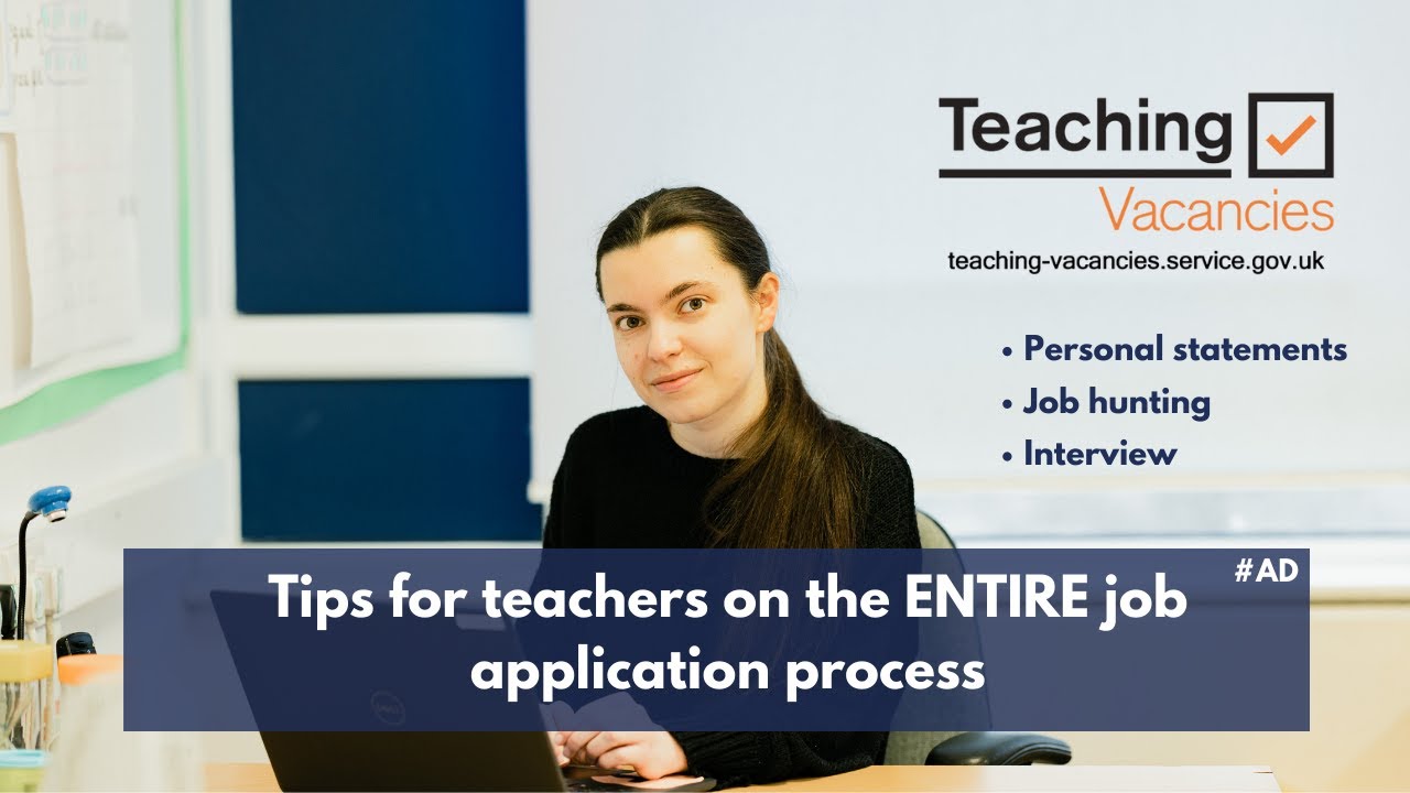 #AD Teacher job application tips | Personal Statement tips | Advice on ...