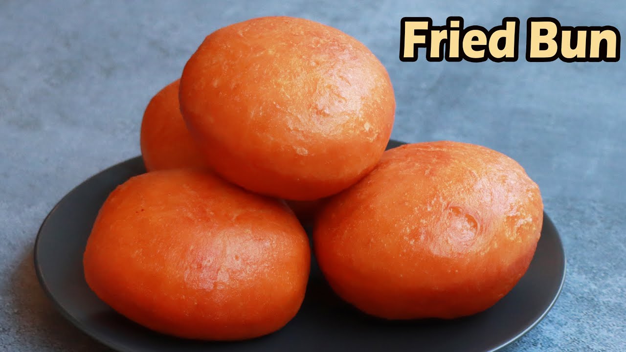 Easy Soft Fried Bun Recipe | Without Oven | Bun Recipe | So Tasty Food - YouTube