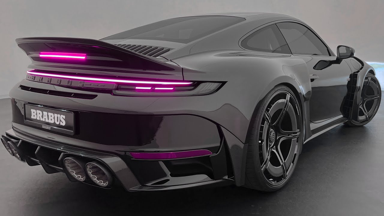NEW Porsche BRABUS ROCKET +SOUND! 😱 900 HP BRUTAL Porsche ROCKET ...