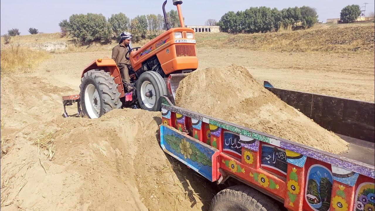 trali loading with front blade||NH ghazi tractors||2022 models - YouTube