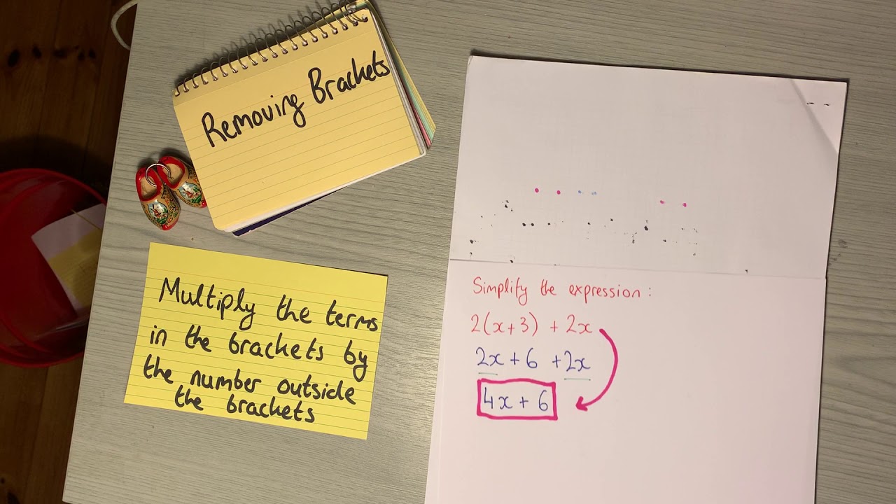 Removing Brackets in Algebraic Expressions - YouTube