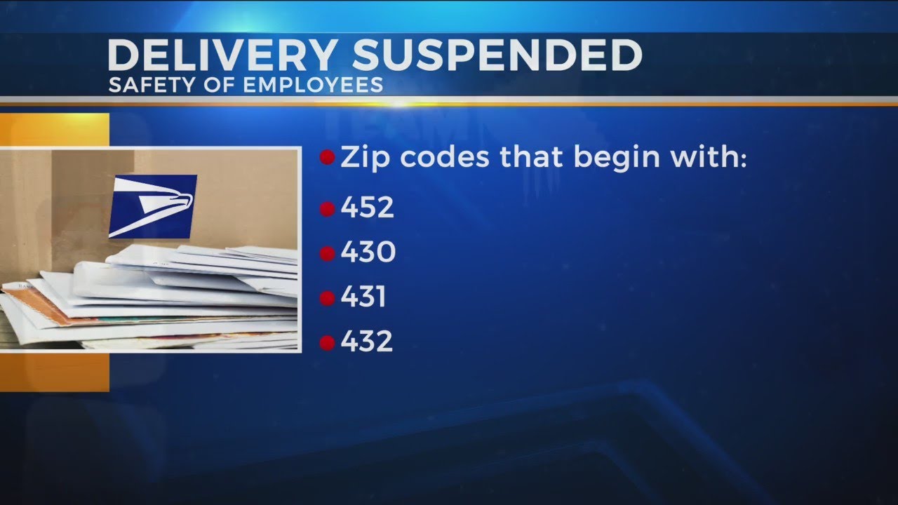 USPS suspends mail delivery to parts of Central Ohio due to extreme ...