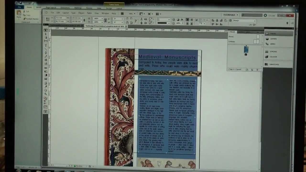 Digital Interactions - Using InDesign - YouTube
