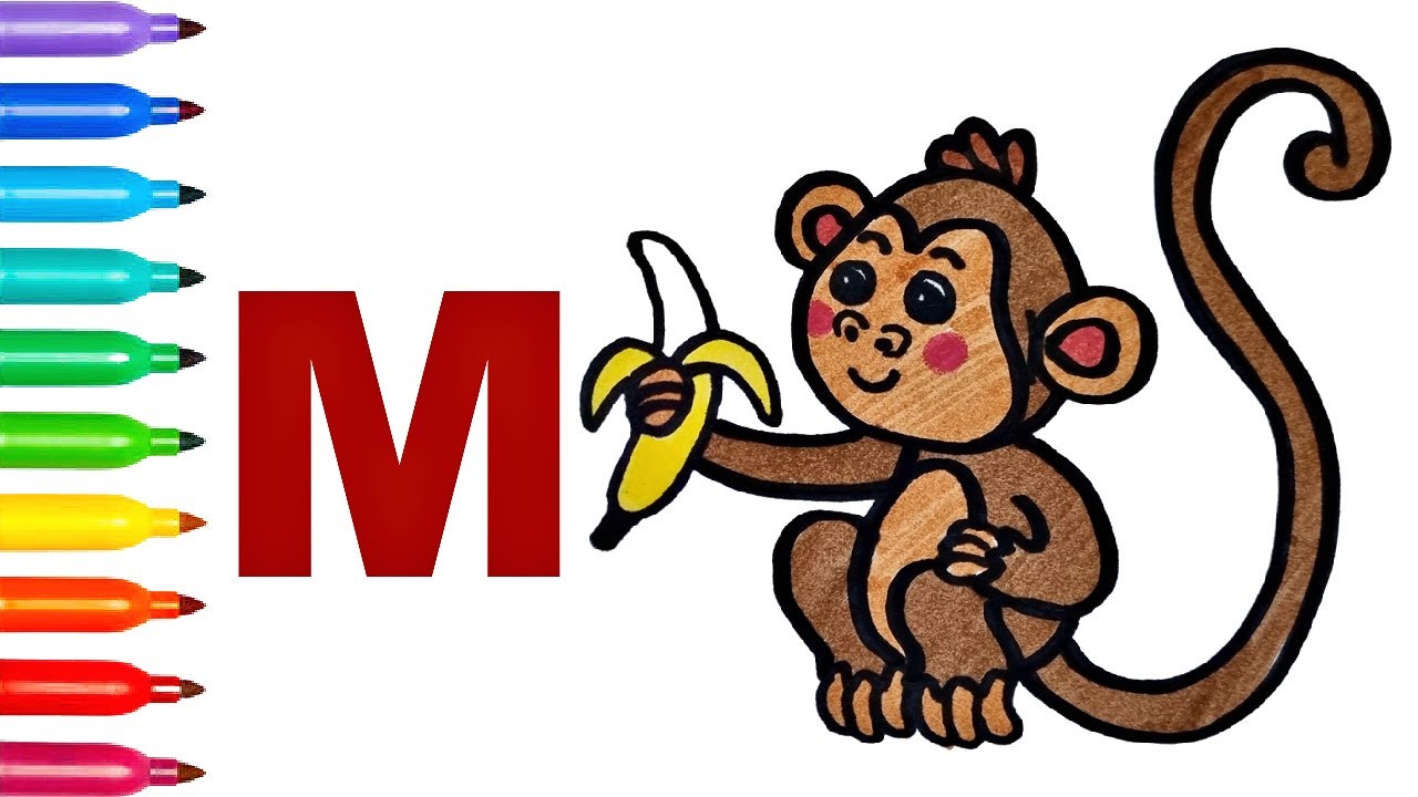 Drawing and Coloring for Kids and Toddlers | Learn Alphabet While ...