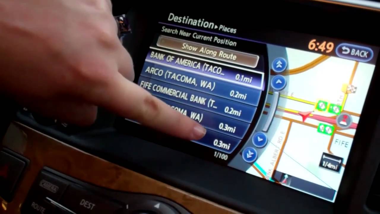 2011 Infiniti navigation system basics - YouTube