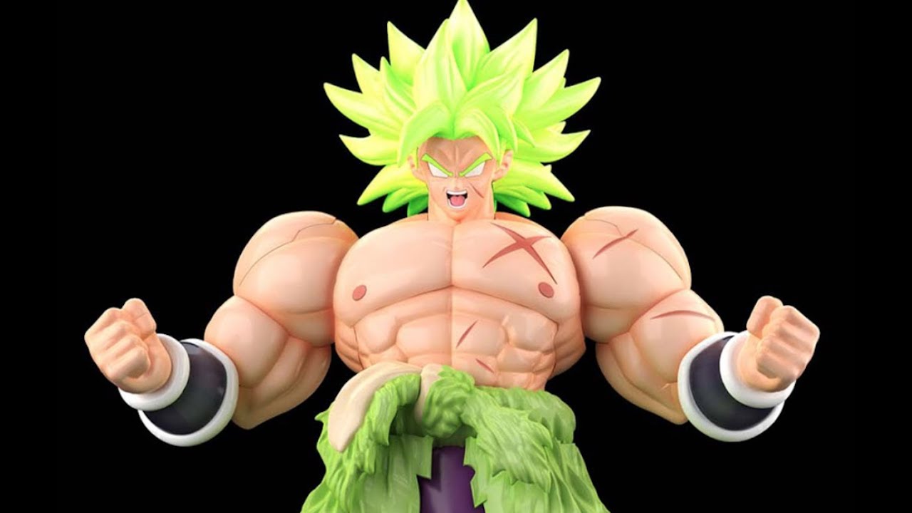 DRAGON BALL SUPER SAIYAN BROLY 2018'S MOVIE VERSION FIGURE RISE ...