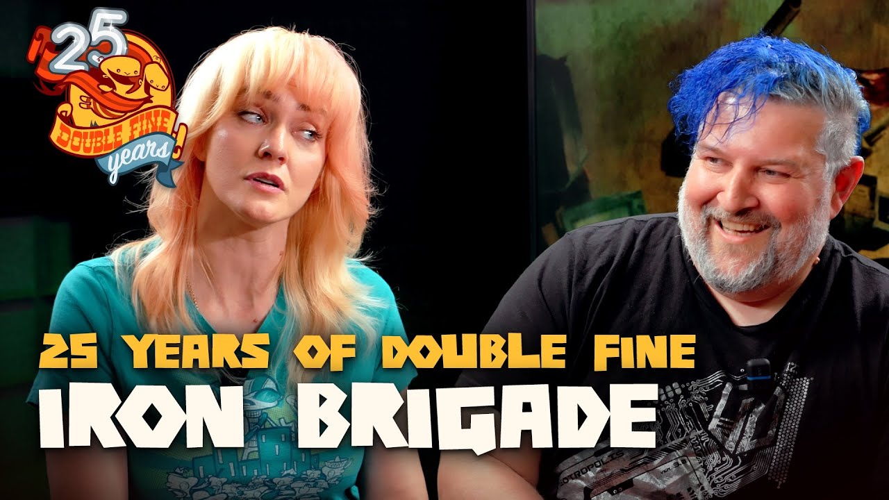 25 Years of Double Fine - Iron Brigade w Geoff Soulis and Ashley Esqueda - YouTube