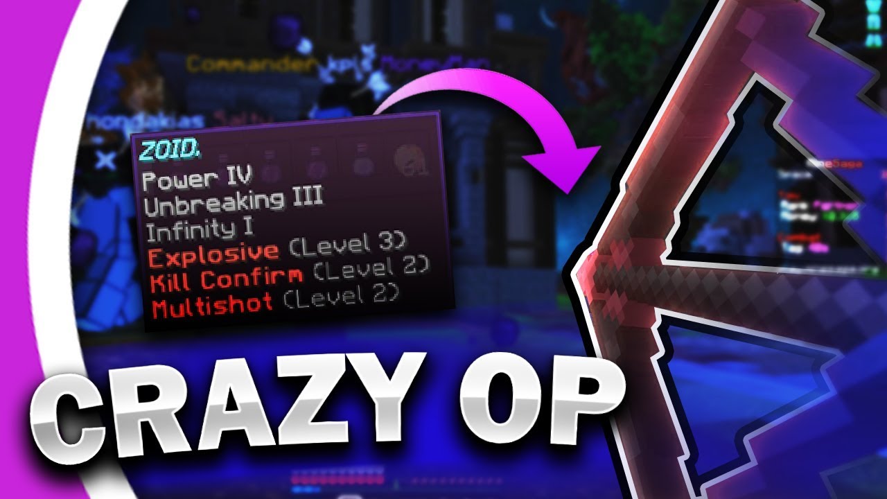 THIS BOW INSTA-KILLS PLAYERS... (OP GOD SET) | Minecraft Skyblock - YouTube