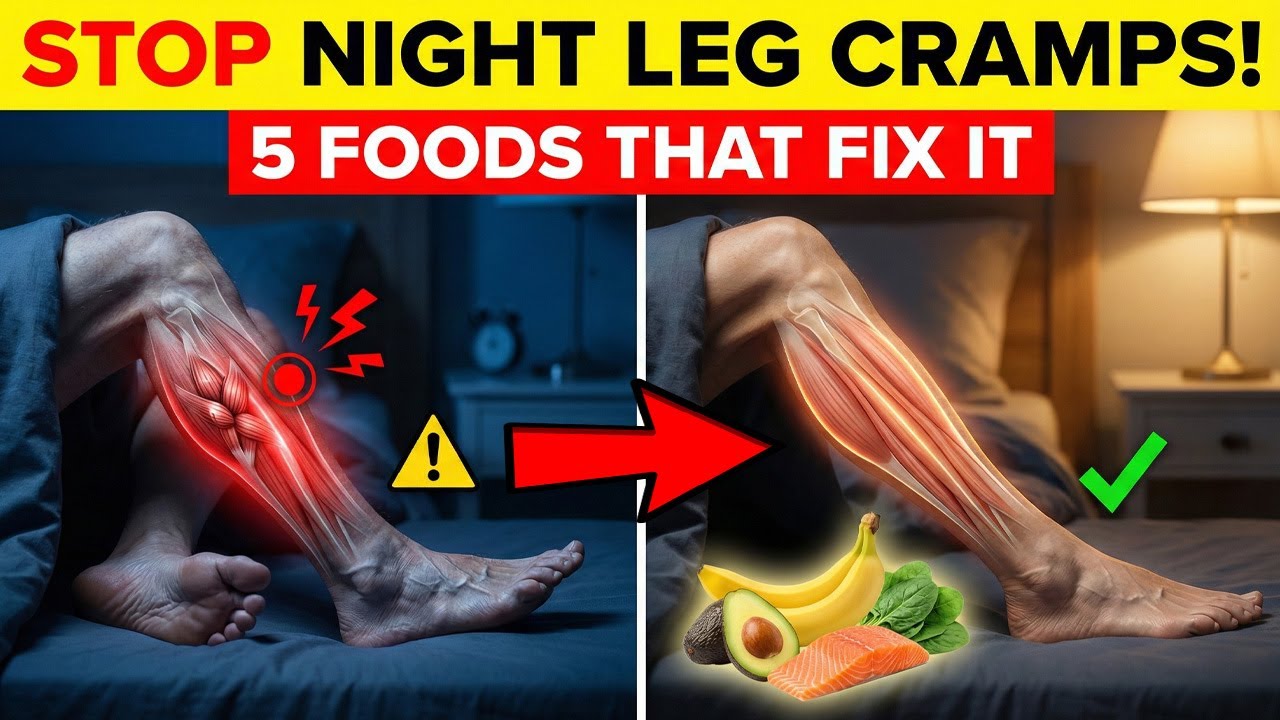 Legs Cramp at Night? — These 5 Foods Will Fix It | Senior Health Tips ...