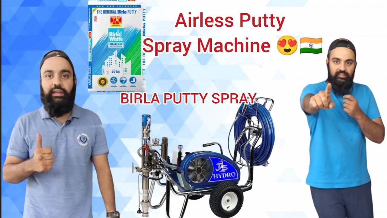 Airless Putty Spraying Machine | Birla Putty | Asain Putty |Graco Putty ...