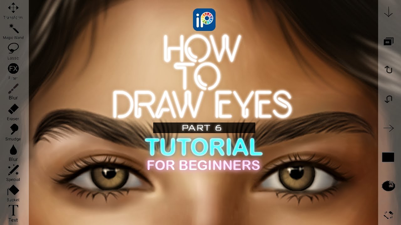 SEMI REALISTIC EYES TUTORIAL ON IBIS PAINT | STEP BY STEP | ENZARTICO ...