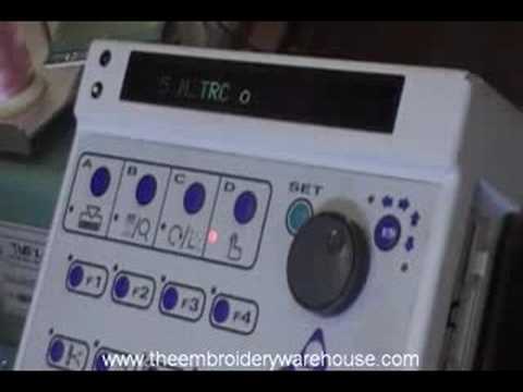 Tajima TMFX-Control Panel - YouTube