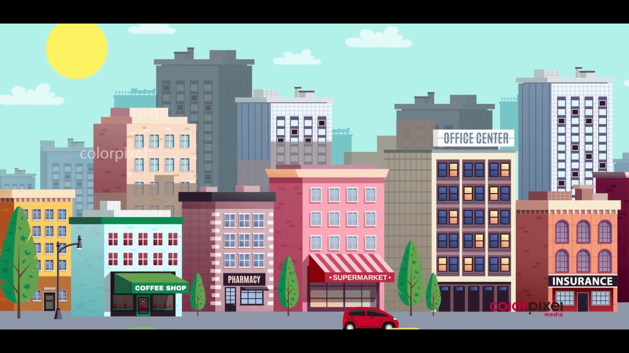 Motion graphics insurance company - YouTube