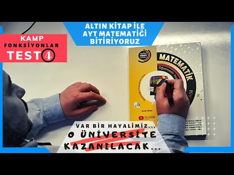 FONKSİYONLAR 4 ALTIN KİTAP KONU ANLATIMLI ÇÖZÜMLERİ