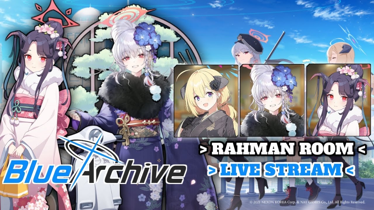 🔴 『Live』Daily seperti biasa BTW Project KV batal ya.... | Blue Archive ...