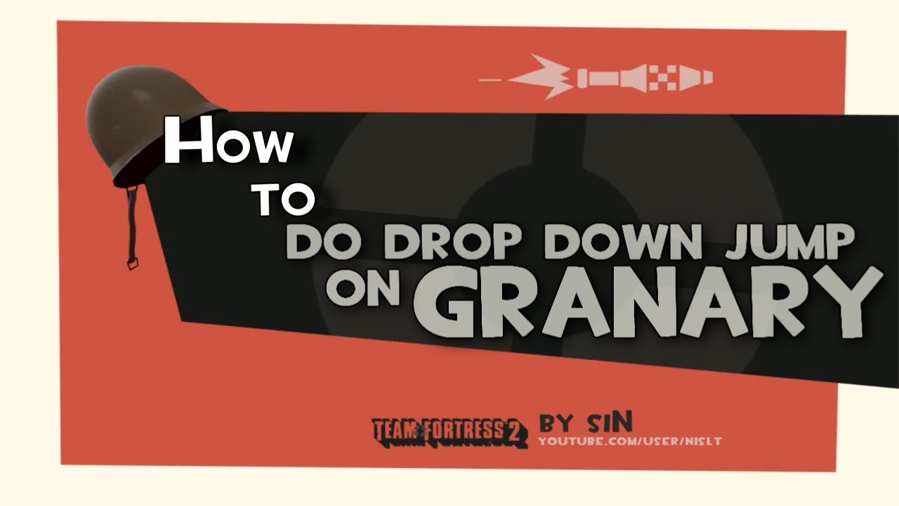 TF2: How to do drop down jump on granary - YouTube
