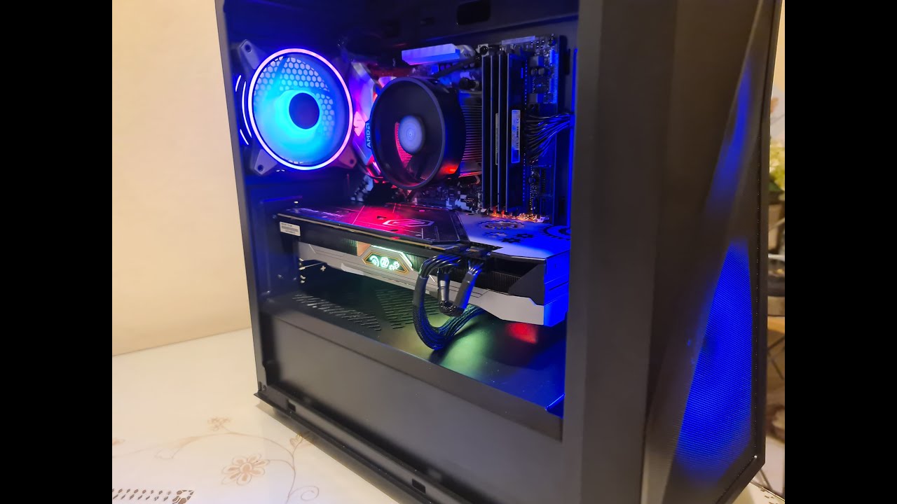 Cooler Master CMP 320 ARGB Case, Ryzen 7 5700X Argb Build - YouTube
