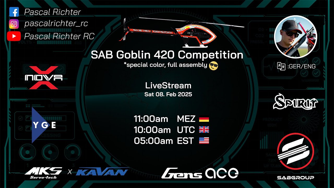 SAB Group Goblin 420 Competition - Live Stream 🔴 | Pascal Richter - YouTube