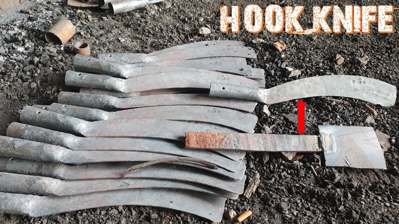 How To Make a Hook Knife @blacksmithkh7274 - YouTube