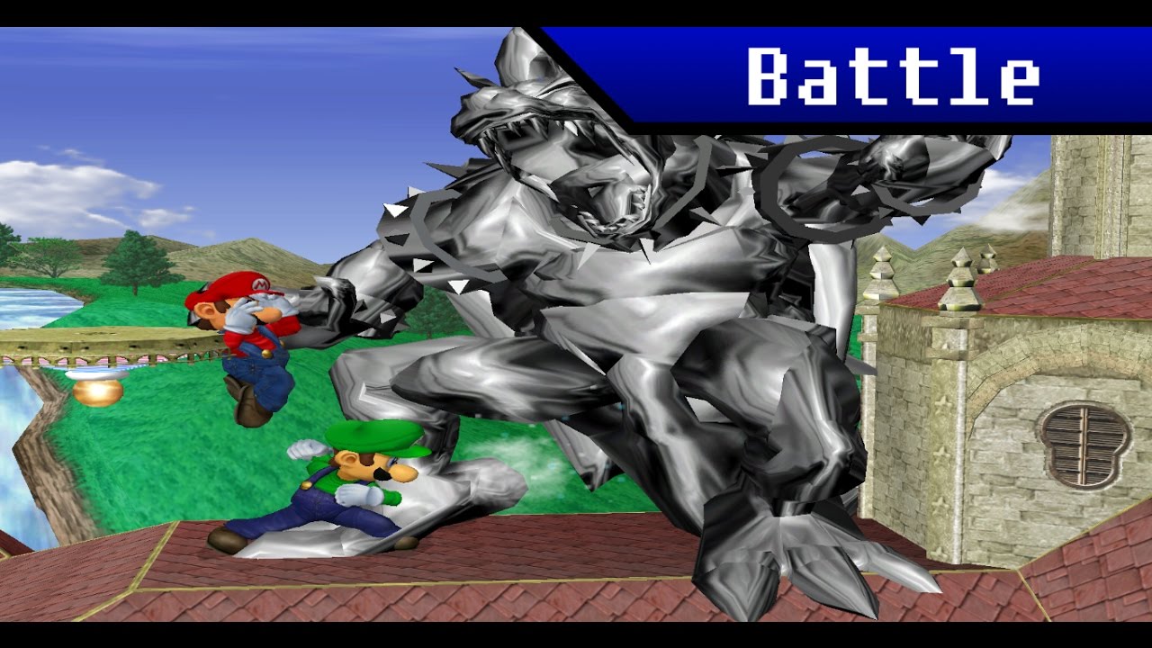 Mario Bros. VS. Metal Giga Bowser - SSBM Debug Menu - YouTube